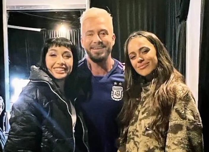 Tini y MarÃ­a Becerra hicieron bailar a los famosos en una fiesta - laubfal