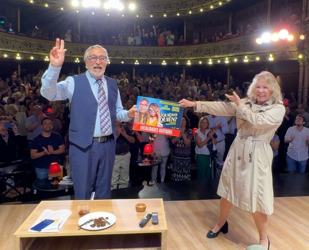 Solita festejó su cumple en el escenario con sus nietos - laubfal